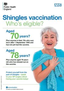 Shingles vaccination - Thurleigh Road Practice